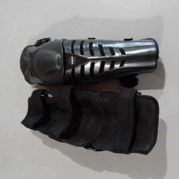 TMS | Other | Tms Black Hard Plastic Shin Guards | Poshmark